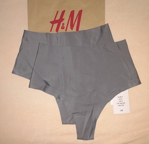 H&M 2kom sive light shape steznik microfiber NOVO%