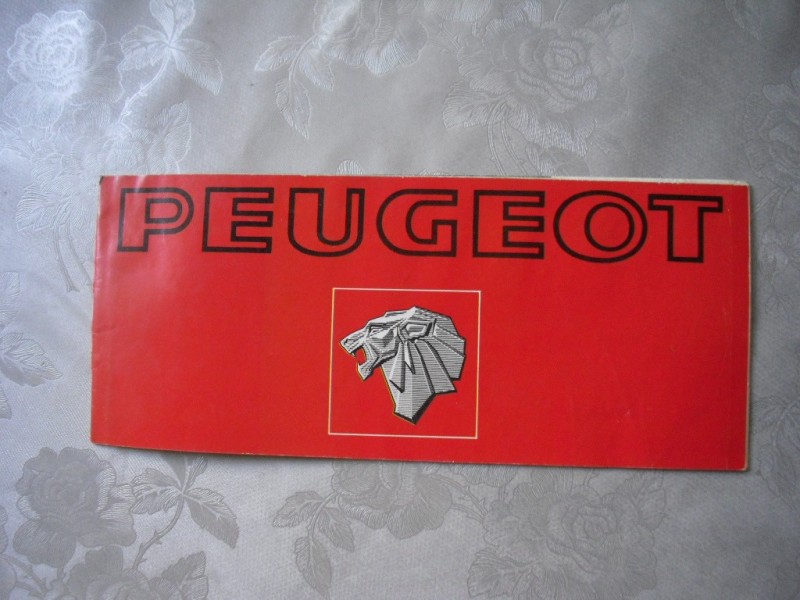 PEUGEOT STARI KATALOG AUTOMOBILA IZ 1977