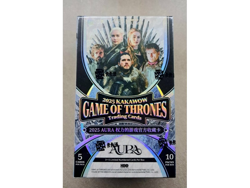 Kakawow AURA Game of Thrones 2025 Kutija sa karticama