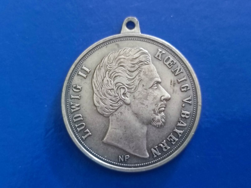 Ludwig II 1845-1886 medalja