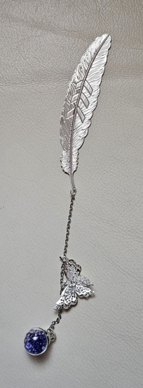 RezAlnicov Metal Feather Bookmark, nov prelep