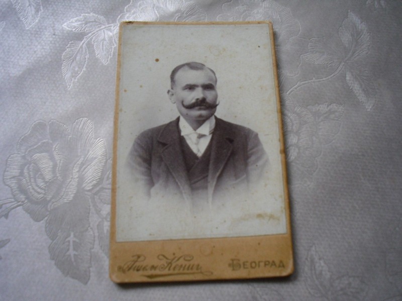 STARA FOTOGRAFIJA KARTONKA 1904