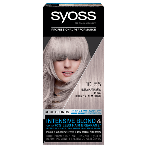SYOSS boja za kosu 10-55 Ultra Platinum Blond