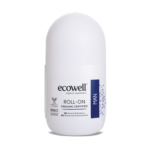 ECOWELL Organski Roll-On Dezodorans Za Muškarce