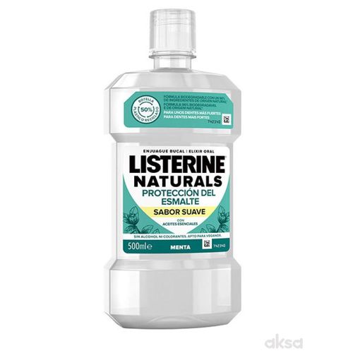 Listerine Tečnost Natural Enamel 500Ml