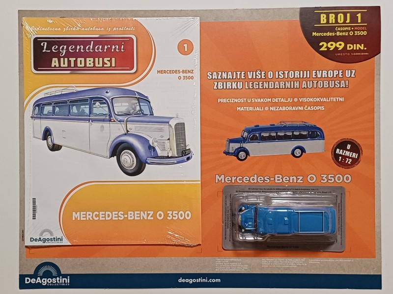Legendarni autobusi Mercedes Benz O 3500