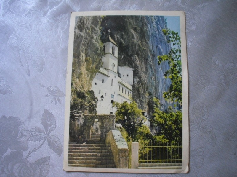 STARA RAZGLEDNICA MANASTIR OSTROG JUGOSLAVIJA