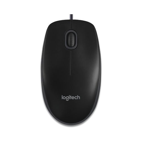 Logitech B100 Optical Mouse USB Crni
