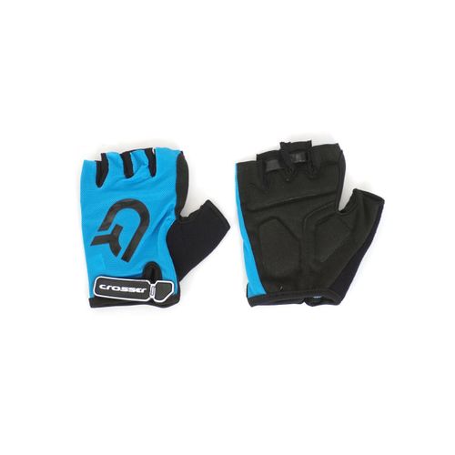 Rukavice CROSSER CR-6028 SHORT FINGER M blue/black