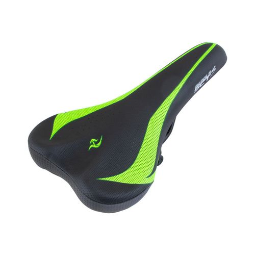 Sedište Za Bicikl MTB Crno Zeleno Carbon High End 270X155Mm