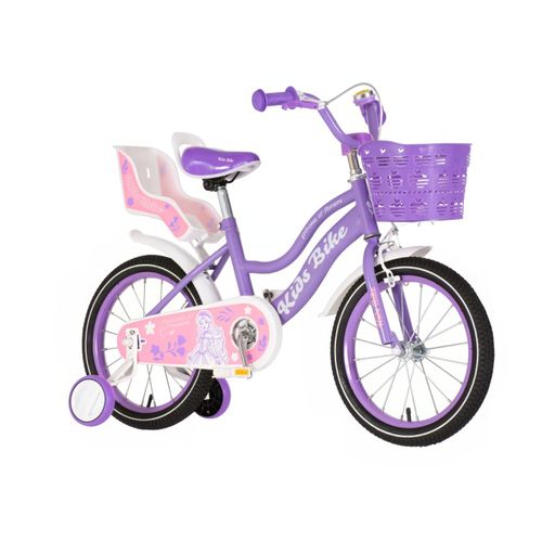 Kids Bike Princess Flower Ljubičasta 16 2024