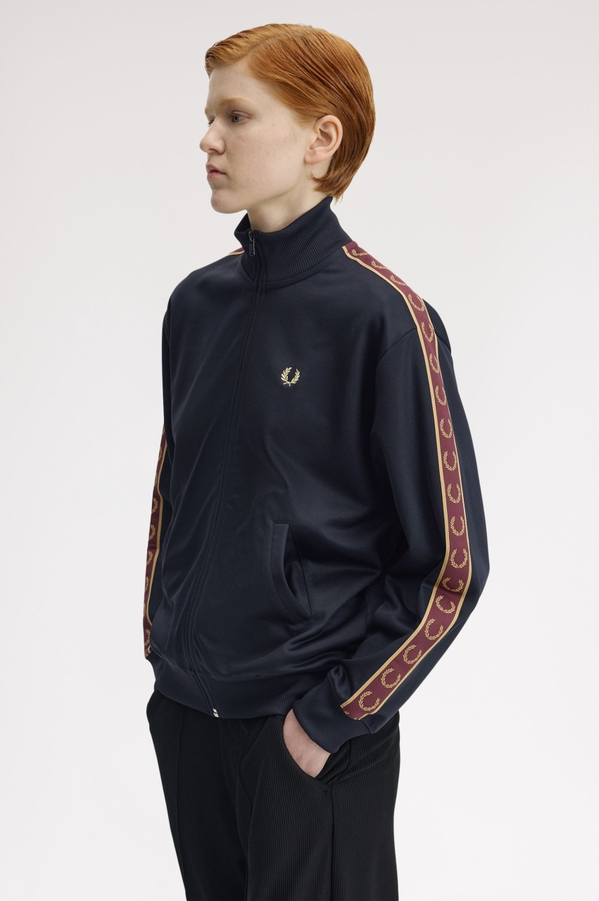 FRED PERRY Ž TAPED JAKNA NAVY