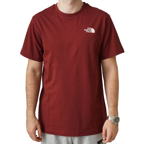 The North Face Majica M Ss Box Nse Tee Sumac/Asphalt Grey Za Muškarce