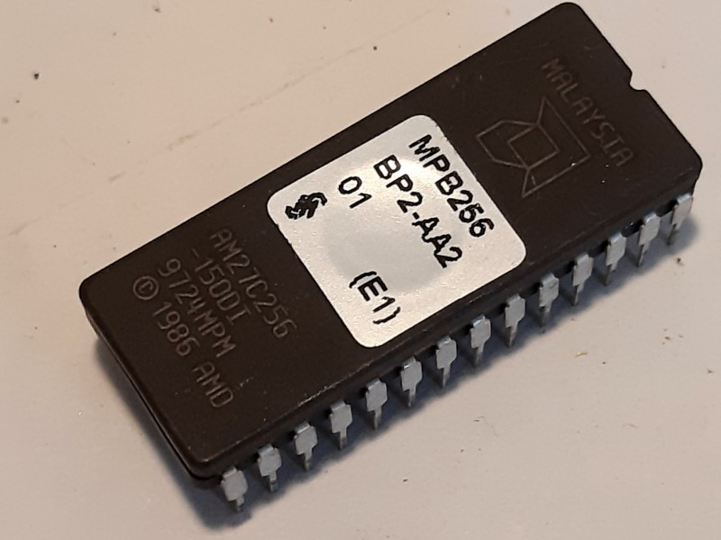Chip AMD, 256kb EPROM memorija iz 1986. god