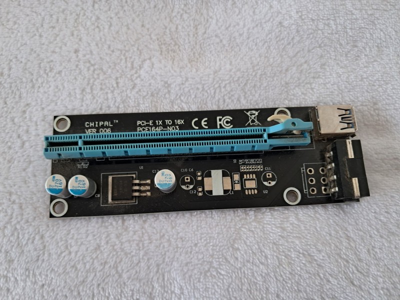 PCI-E riser kartica (adapter) mod CHIPAL 006
