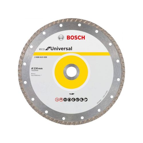 BOSCH Dijamantska rezna ploča ECO For Universal 230x22,23x3,0x7 - pakovanje od 10 komada (2608615048)