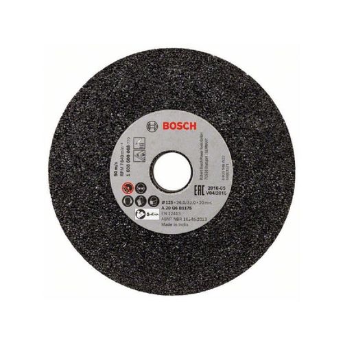 BOSCH Brusna ploča za ravnu brusilicu 1608600069, 125 mm