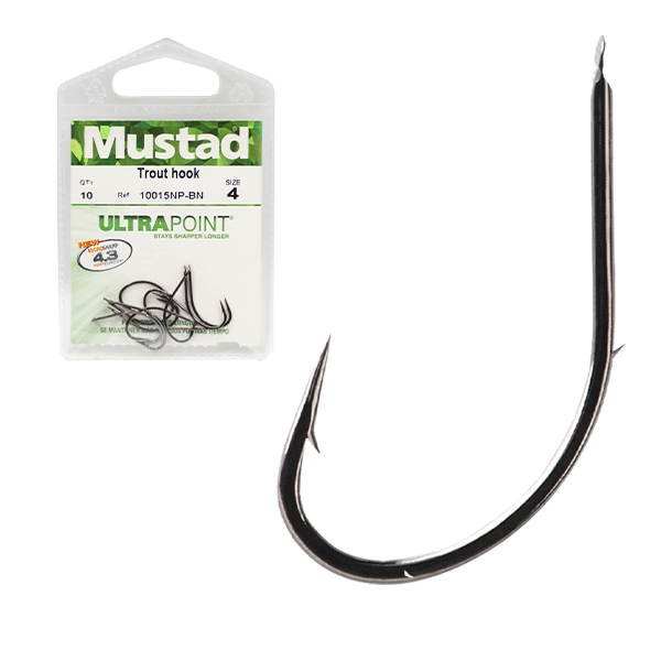 MUSTAD 10015NP-BN TROUT HOOK