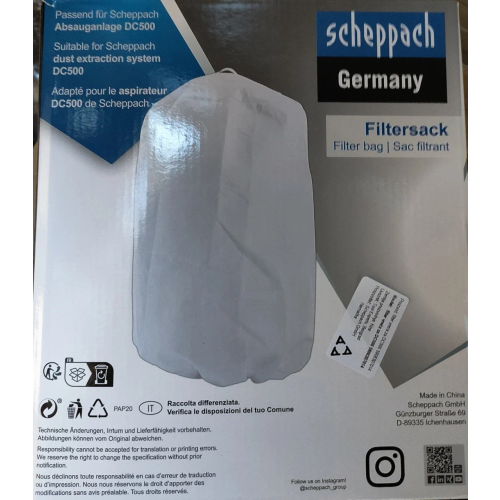 Scheppach Filter Vreća Za Dc500 5906307014
