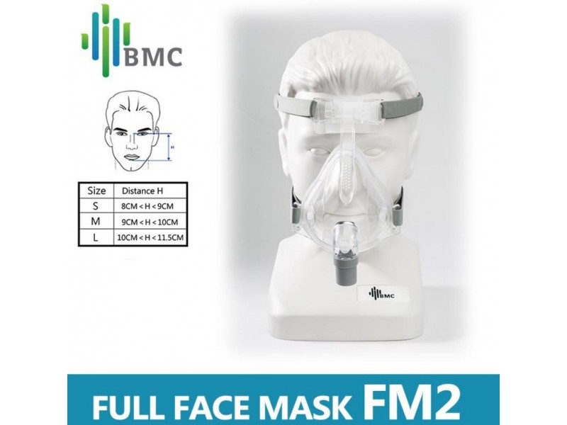 Maska sleep apnea za celo lice BMC full face