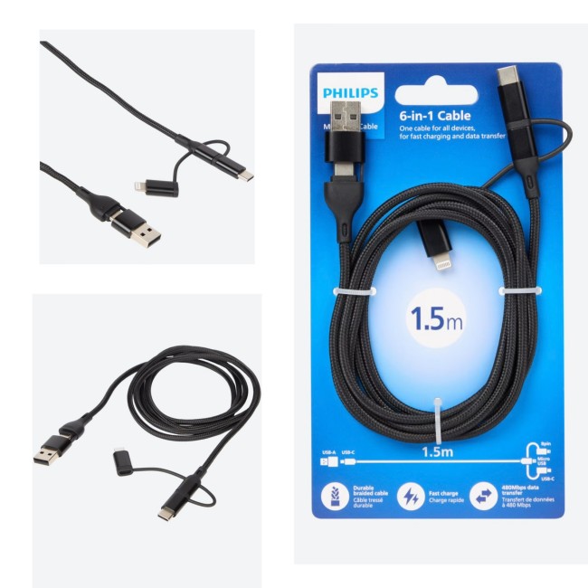 Philips USB C 6in1 60W Cable
