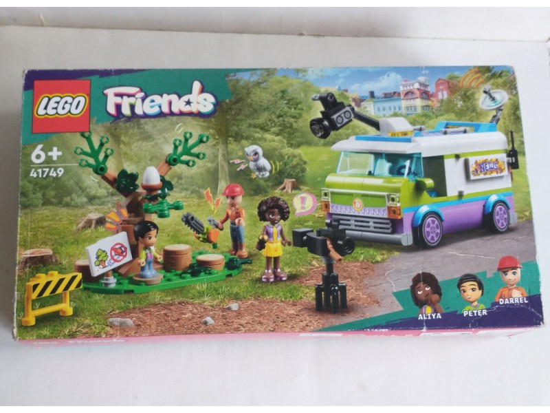 Igračka lego kocke LEGO FRIENDS - NEWSROOM VAN N 41749