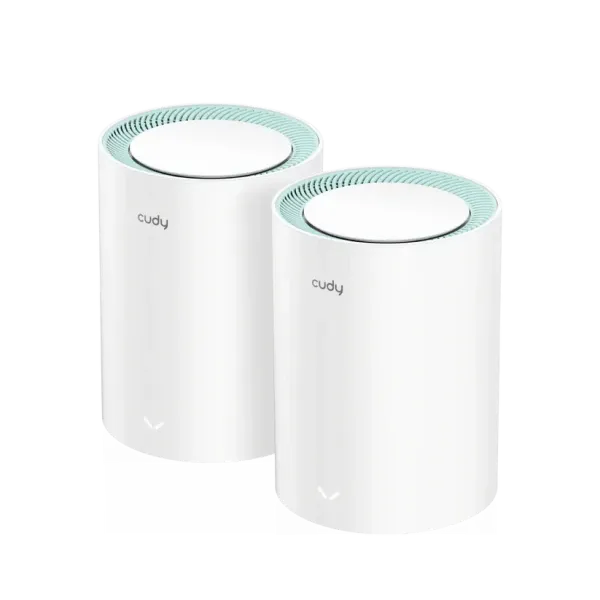Whole Home Wi-Fi 6 Gigabit Mesh System Cudy M1500 AX1500 Dual Band(2-Pack)
