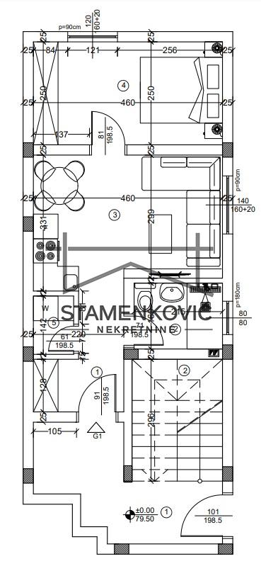 POVOLJNO-NOV JEDNOIPOSOBAN STAN ID#7088 61.600 €