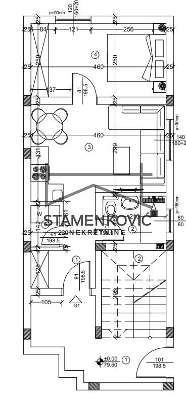 POVOLJNO-NOV JEDNOIPOSOBAN STAN ID#7089 62.900 €