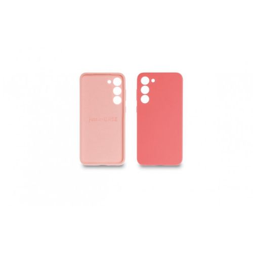 JUST IN CASE Silikon 2u1 za Samsung S23+ PINK+PUDER-ROZE