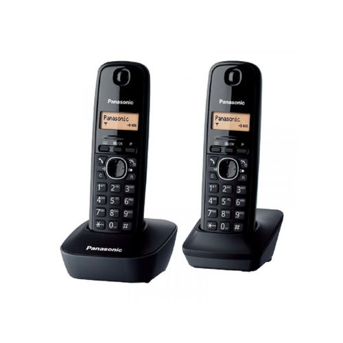 PANASONIC DECT KX-TG1612FXH Duo Crni