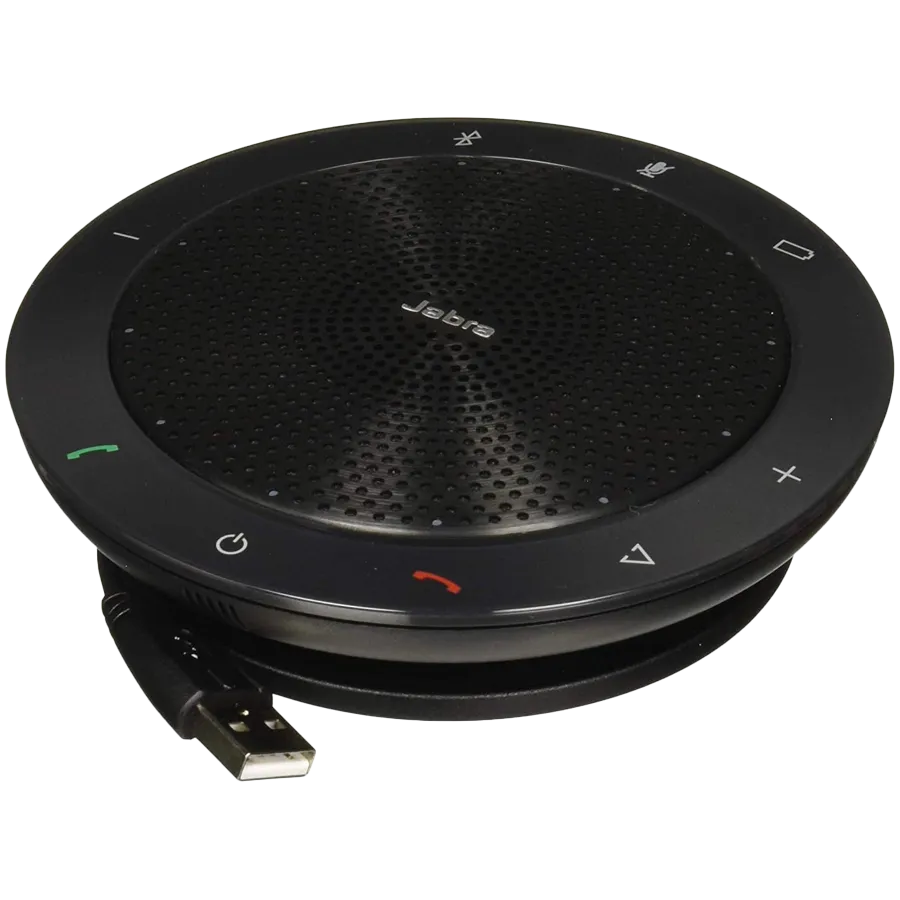 JABRA SPEAK 510 + MS Speakerphone for UC & BT plus Bundle LINK 370, USB Conference solution, 360-degree-microphone, Plug&Play, mute and volume button, Wideband, Bluetooth, Microsoft optimized. Ver...
