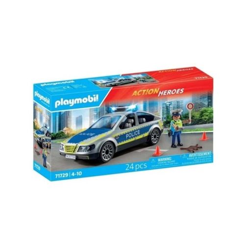 PERTINI Playmobil Akcioni junaci - Policijsko patrolno vozilo