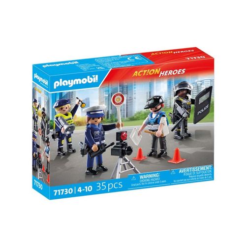 PERTINI Playmobil Akcioni junaci - Policijski set figura