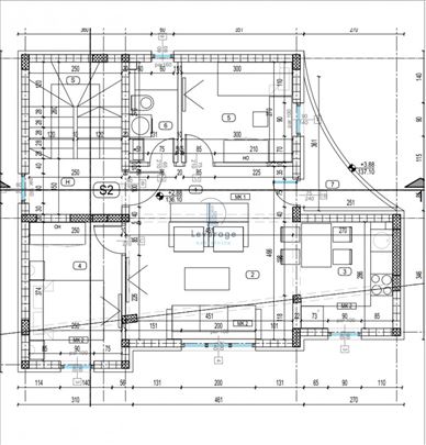 Novogradnja, Kaluđerica, 52.5 m2, cena + pdv