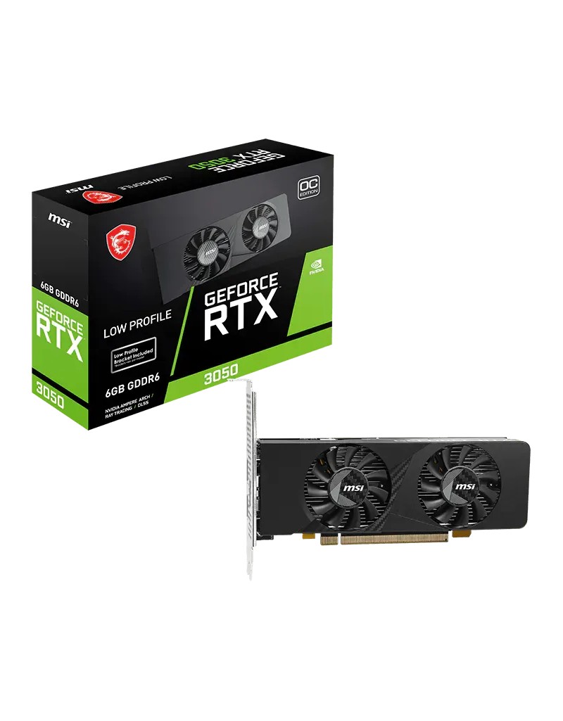 MSI GeForce RTX 3050 LP E 6G OC graficka karta