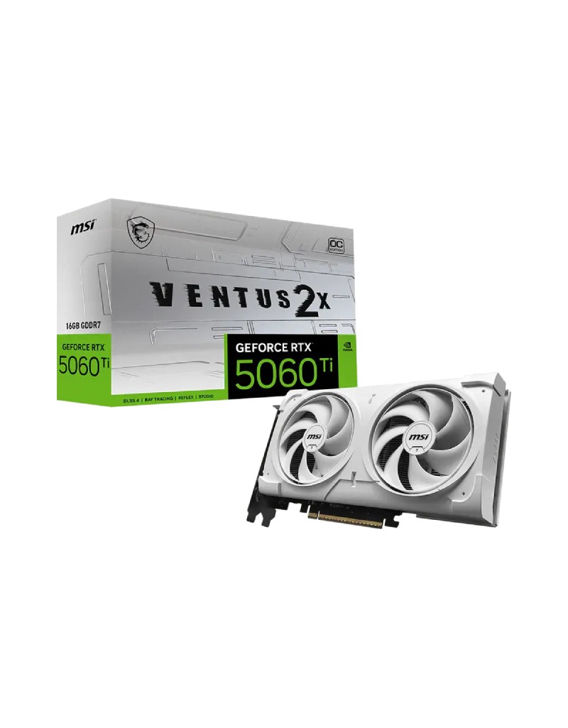 MSI GeForce RTX 5060 Ti 16G VENTUS 2X OC WHITE PLUS graficka karta