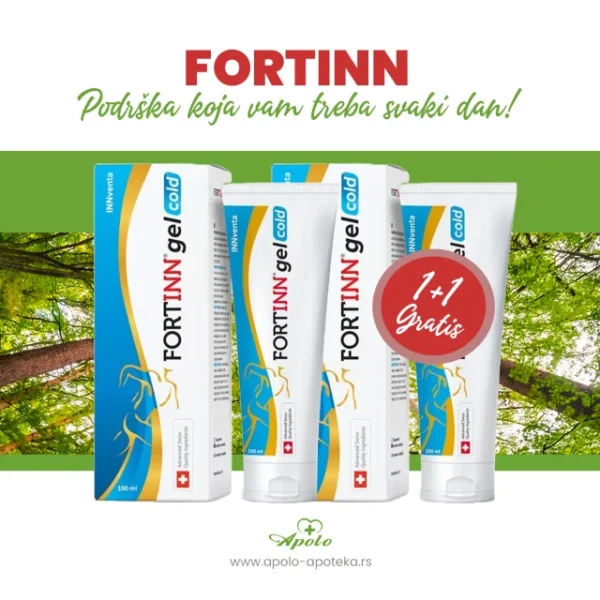 FortINN gel Cold 1+1 GRATIS AKCIJA 100ml+100ml