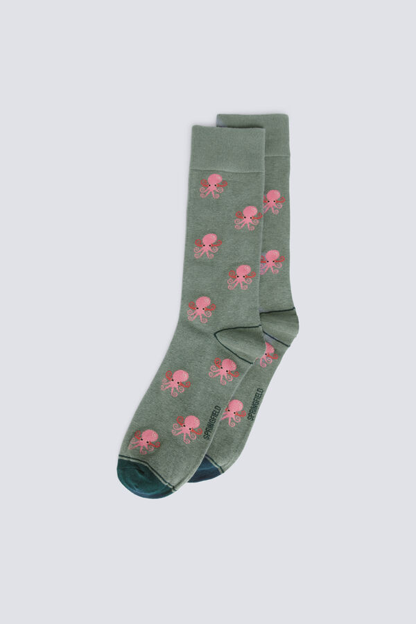 Lange Oktopus-Socken