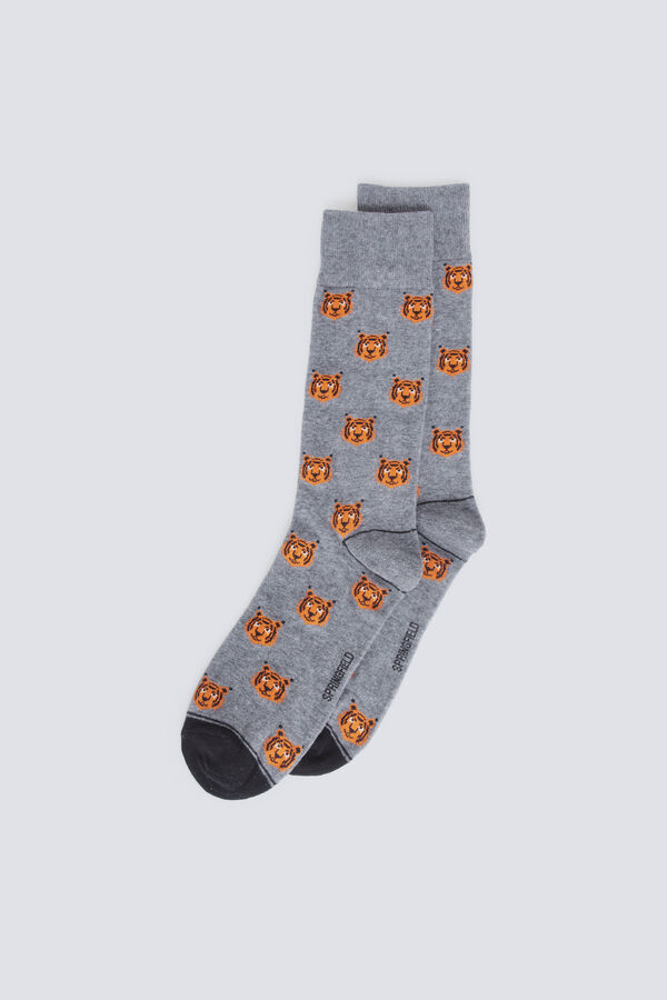 Lange Löwen-Socken