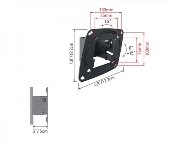 BARKAN E110.B LCD TV zidni nosač 13-29''