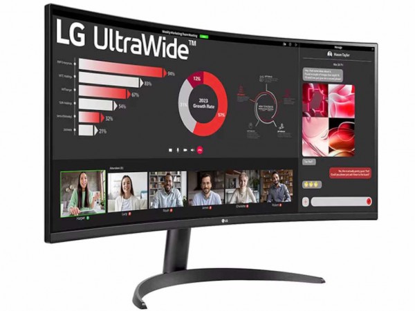 Monitor LG 34WR50QK-B.AEU 34''VA,21:9,zakrivljen3440x1440100Hz5ms GtGHDMIx2,DPcrna' ( '34WR50QK-B.AEU' )