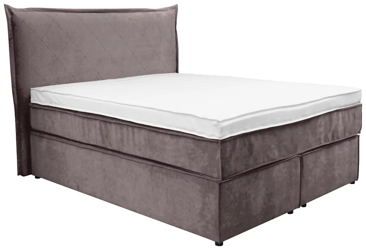 Boxxx BOXSPRING KREVET 140/200 cm siva