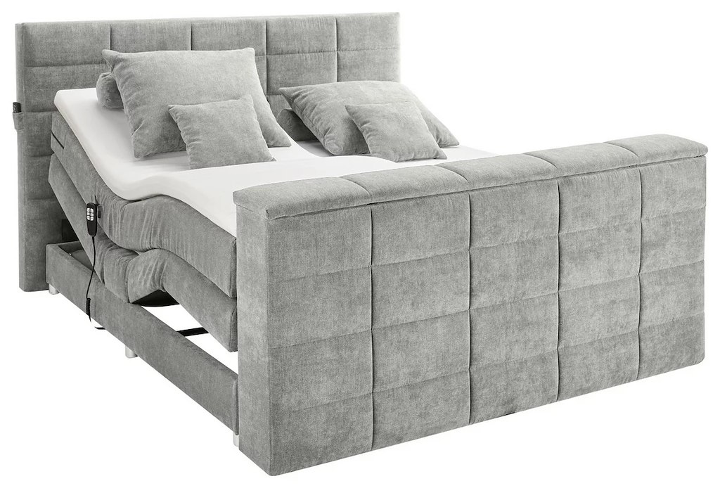 Carryhome BOXSPRING KREVET 180/200 cm boja zemlje