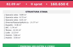 MODERAN STAN-82.09 m2- II sprat-Veternik