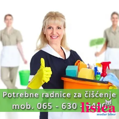 Potrebne radnice za čišćenje 60 -120.000