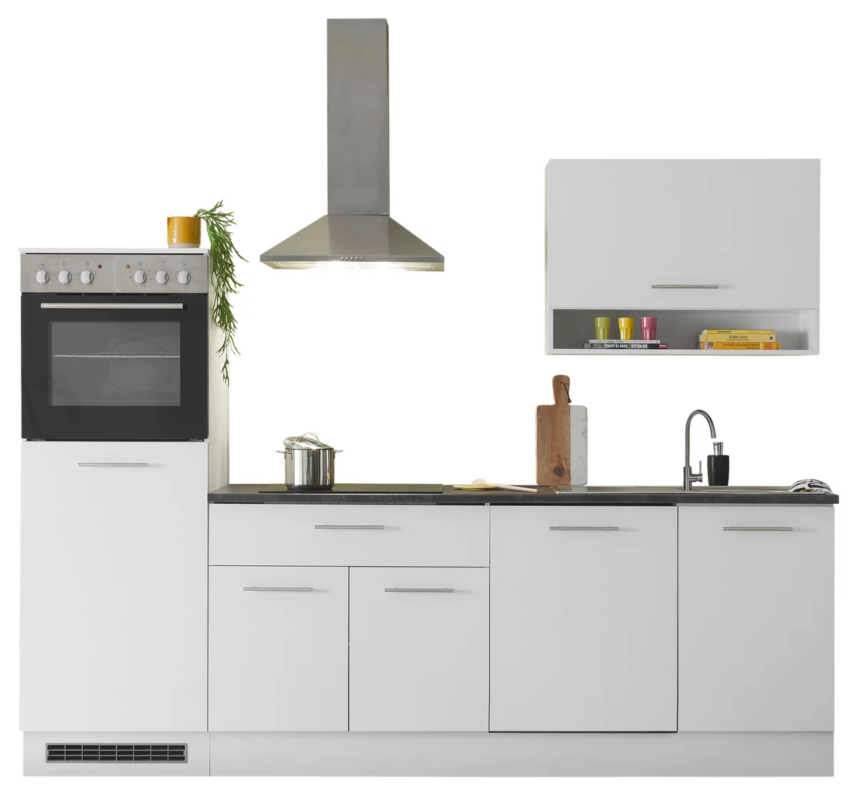 BLOK KUHINJA BEZ APARATA siva, bela