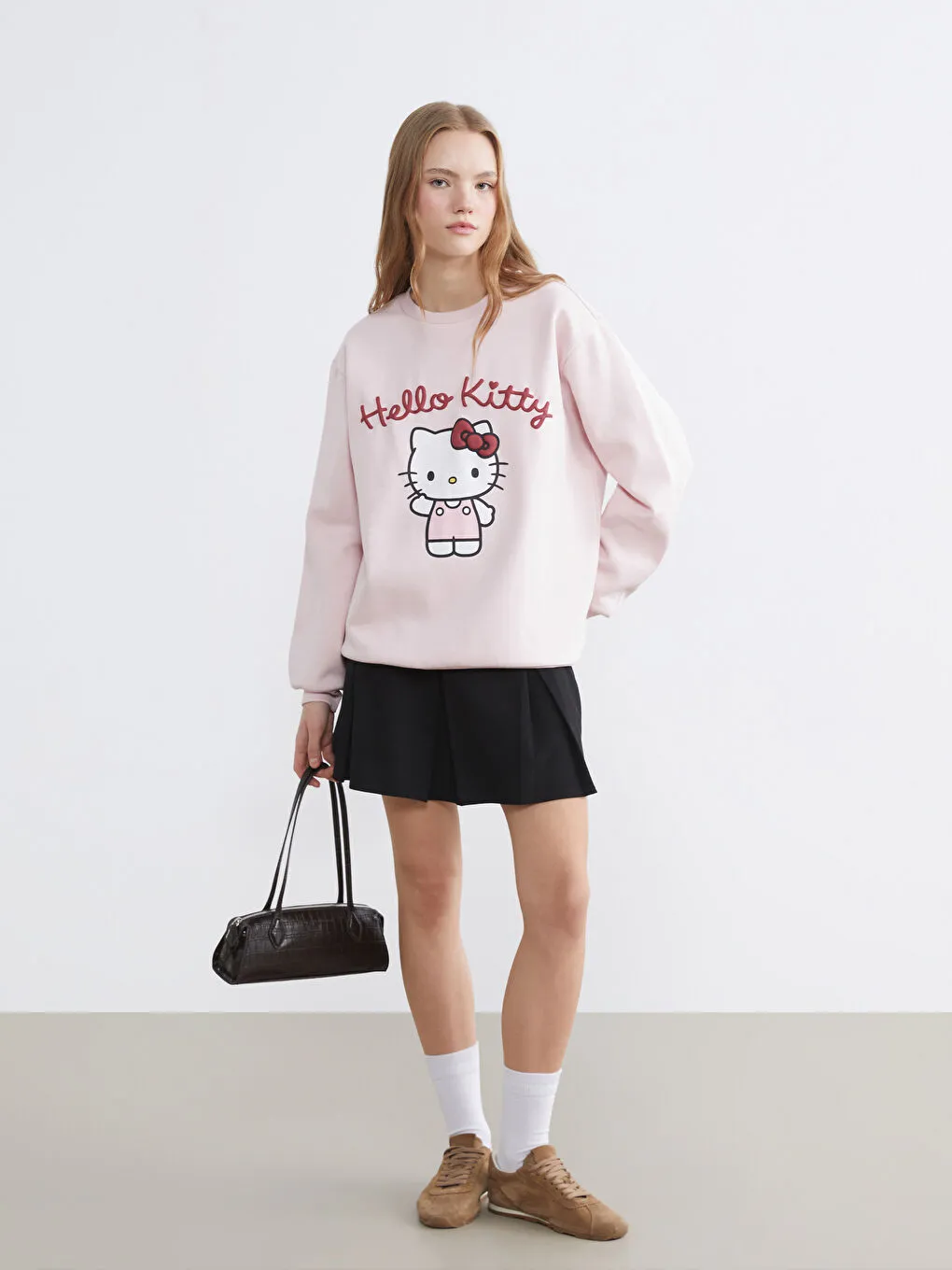 XSIDE Hello Kitty Štampana Ženska Oversized Dukserica