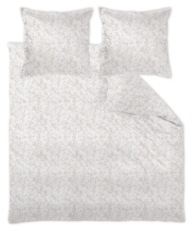 POSTELJINA COSY 200/200 cm damast sivobraon