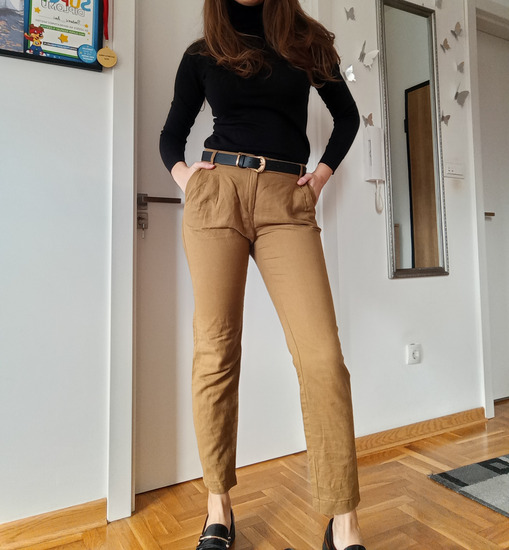 Mango braon pantalone